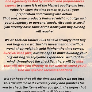 How to Build and Pack Your Own Bug Out Bag: A Comprehensive Guide - Etsy