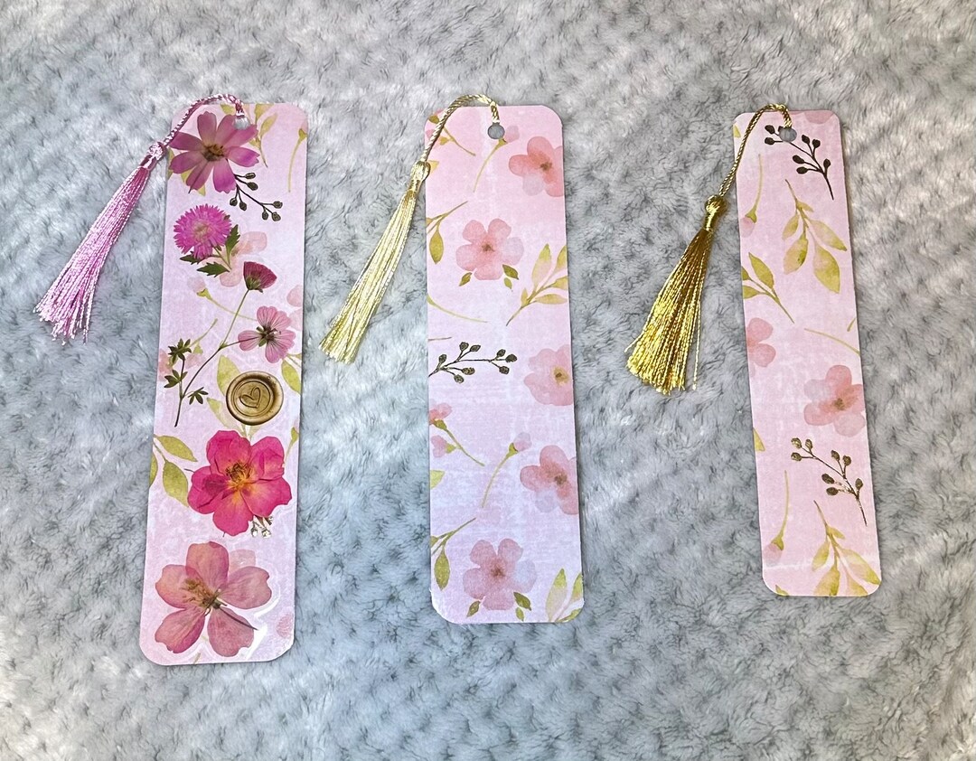 Flower Bookmarks | Bookmarks for Women | Bookmarks With Tassel ...