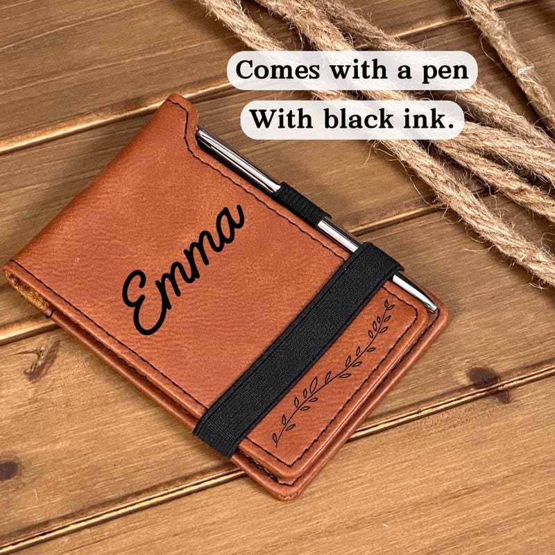 Leather Notepad - Etsy