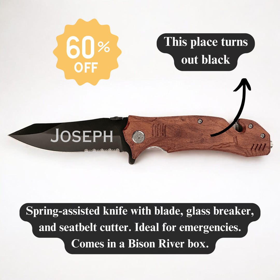 Pocket Knife Fidget Knife Groomsmen Gift Knife Steel Knife Personalized ...