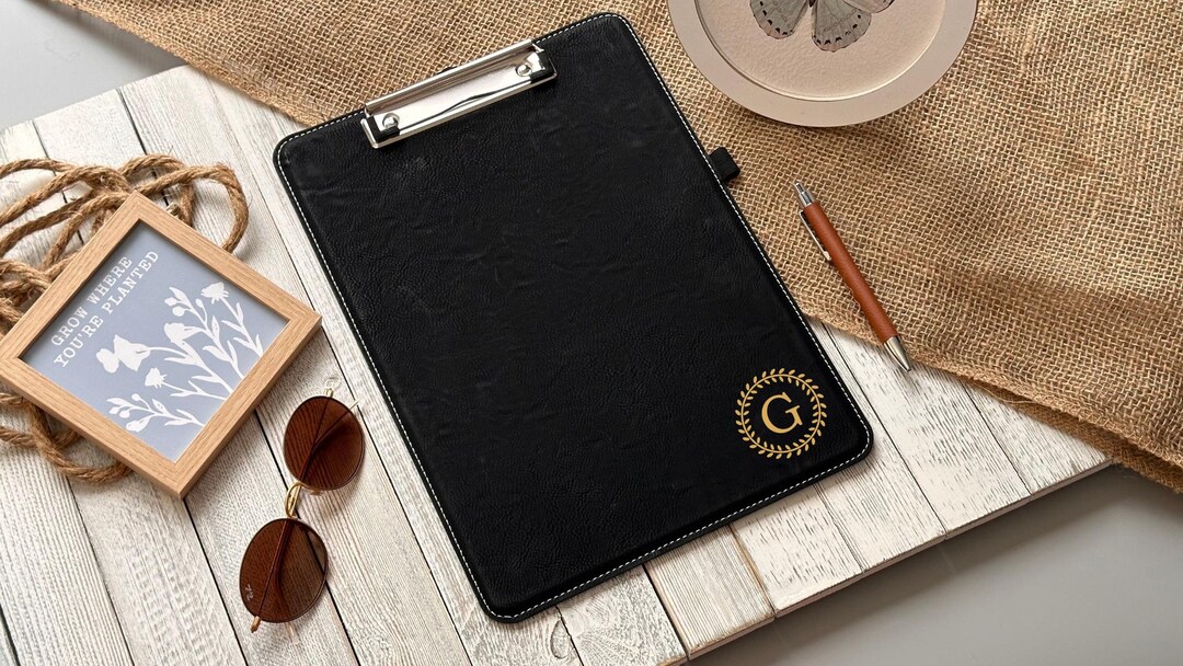 Personalized Leather Clipboard Custom Name Clipboard Custom Leather ...