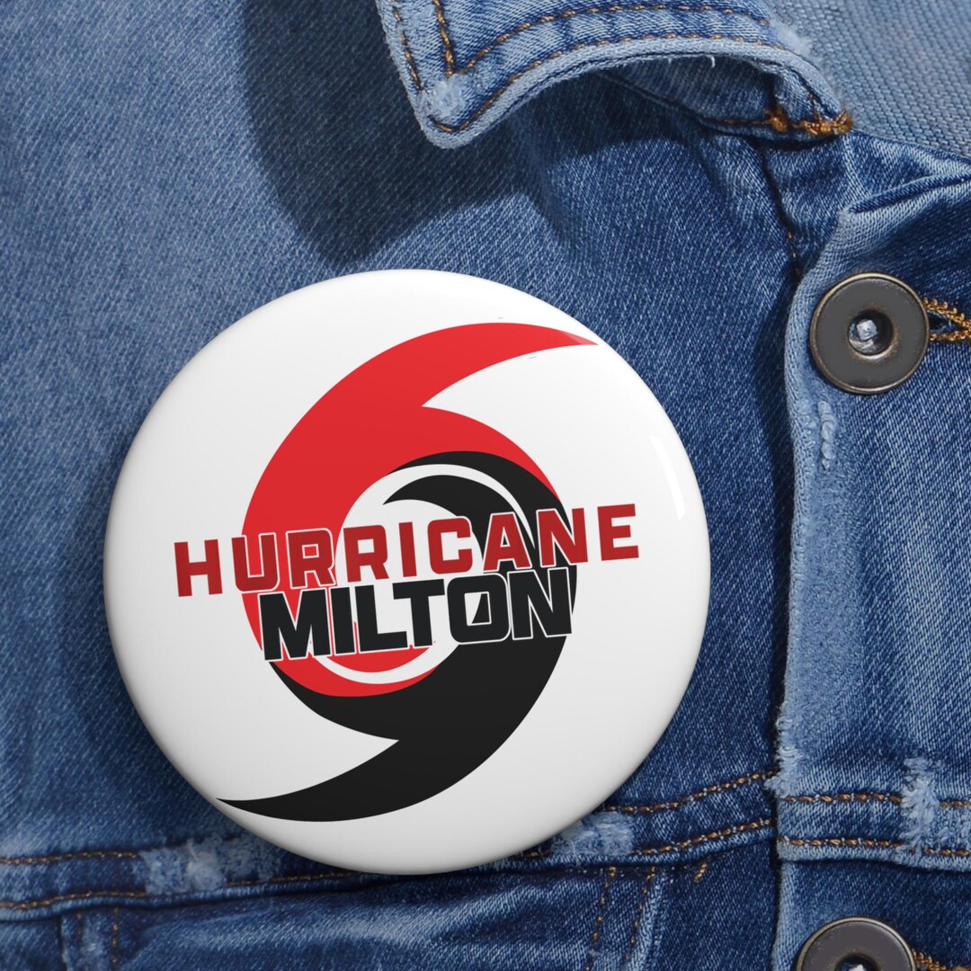 Hurricane Milton Pin Button, I Survived Hurricane Milton Pins, Milton ...