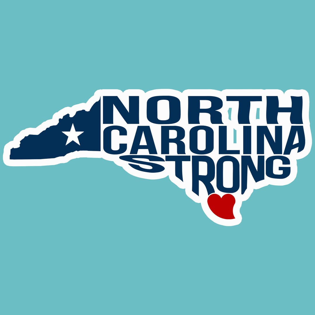 Carolina Strong, North Carolina Sticker, Appalachian Strong, Hurricane ...