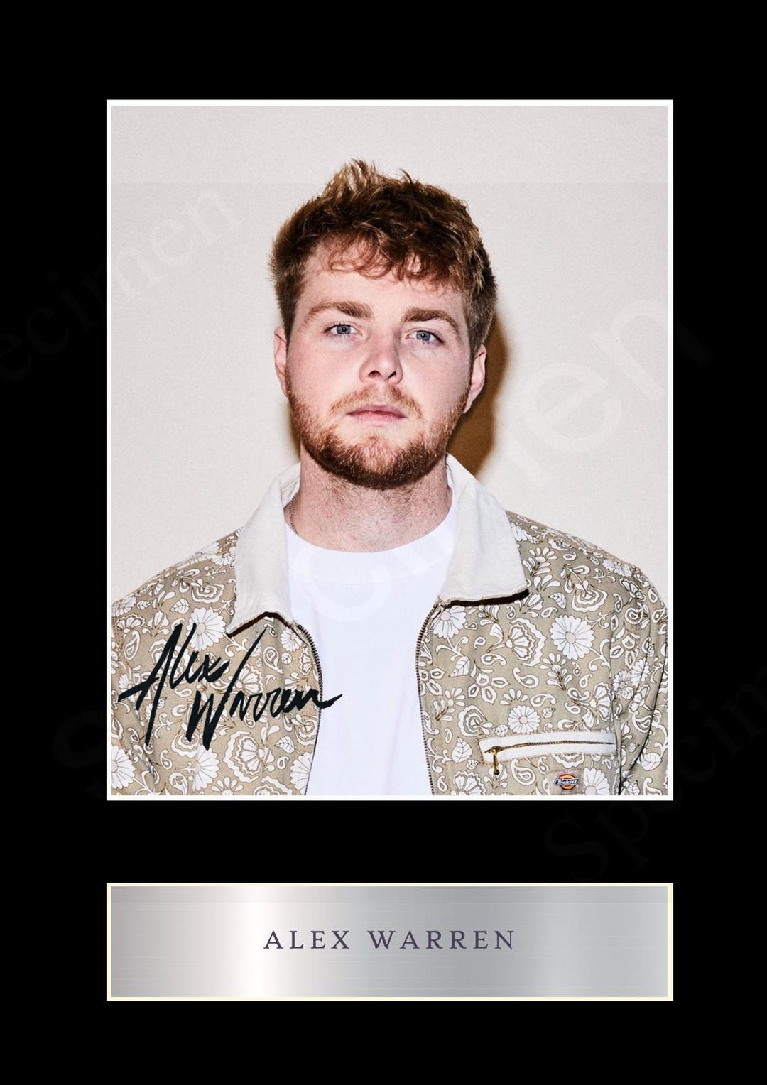 Alex Warren Signed Limited Edition Memorabilia Print Poster Gift - Etsy