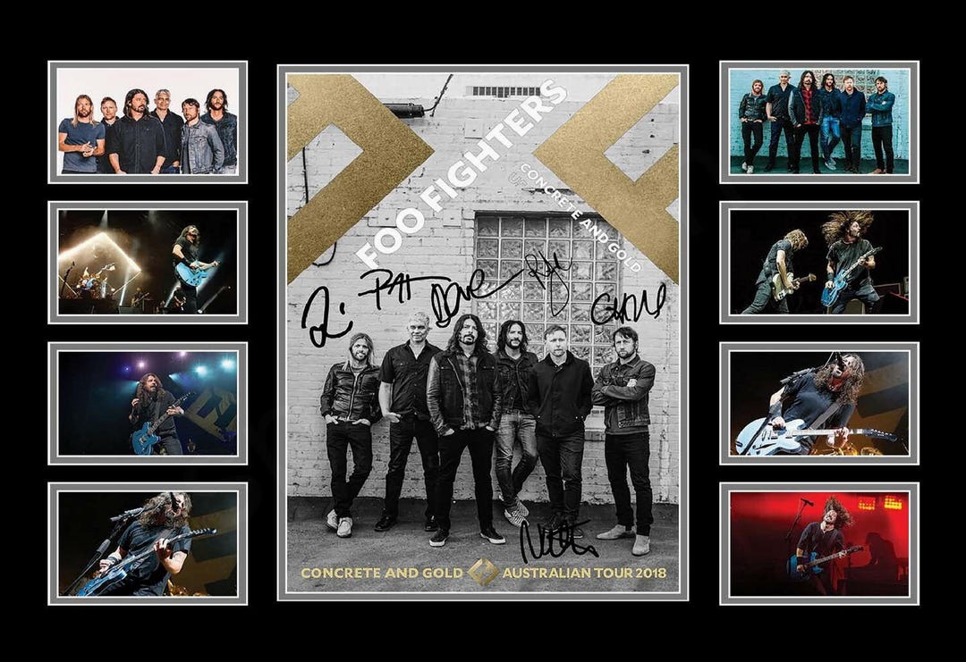 Foo Fighters Dave Grohl Poster Signed Limited Edition Memorabilia Print ...