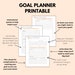 2024 Quarterly Planner Printable | Goal Planner Printable | Goal Break-down Sheets | Goal ...