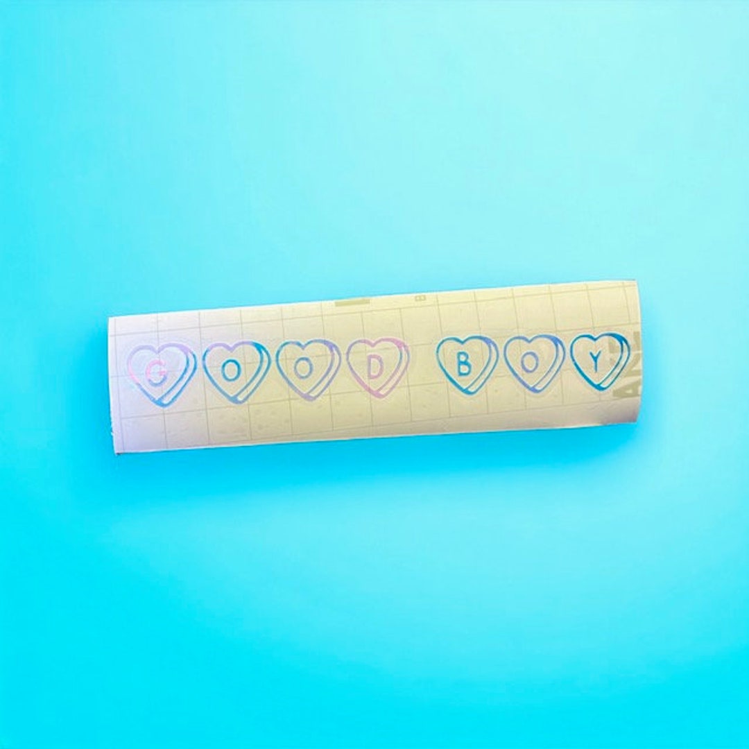 HOLOGRAPHIC DECAL | Good Boy Vinyl Sticker - Etsy