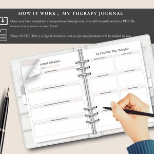 Therapy Journal | Therapy Worksheet | Printable & Editable | Instant ...