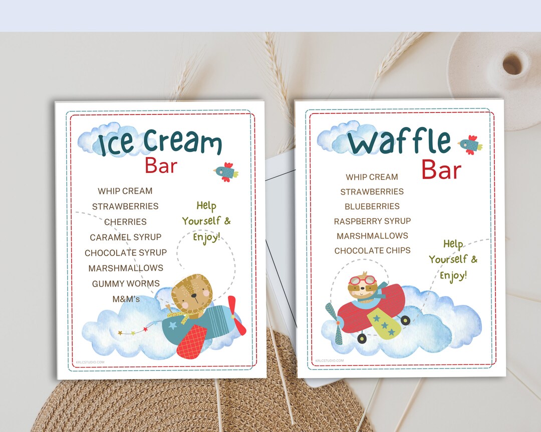 MENU TABLE SIGNS 8.5 X 11 Baby Shower Decorations, Baby Shower Party ...