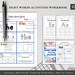 Sight Word Activities Workbook for Kids, Kindergarten Learning Book ...