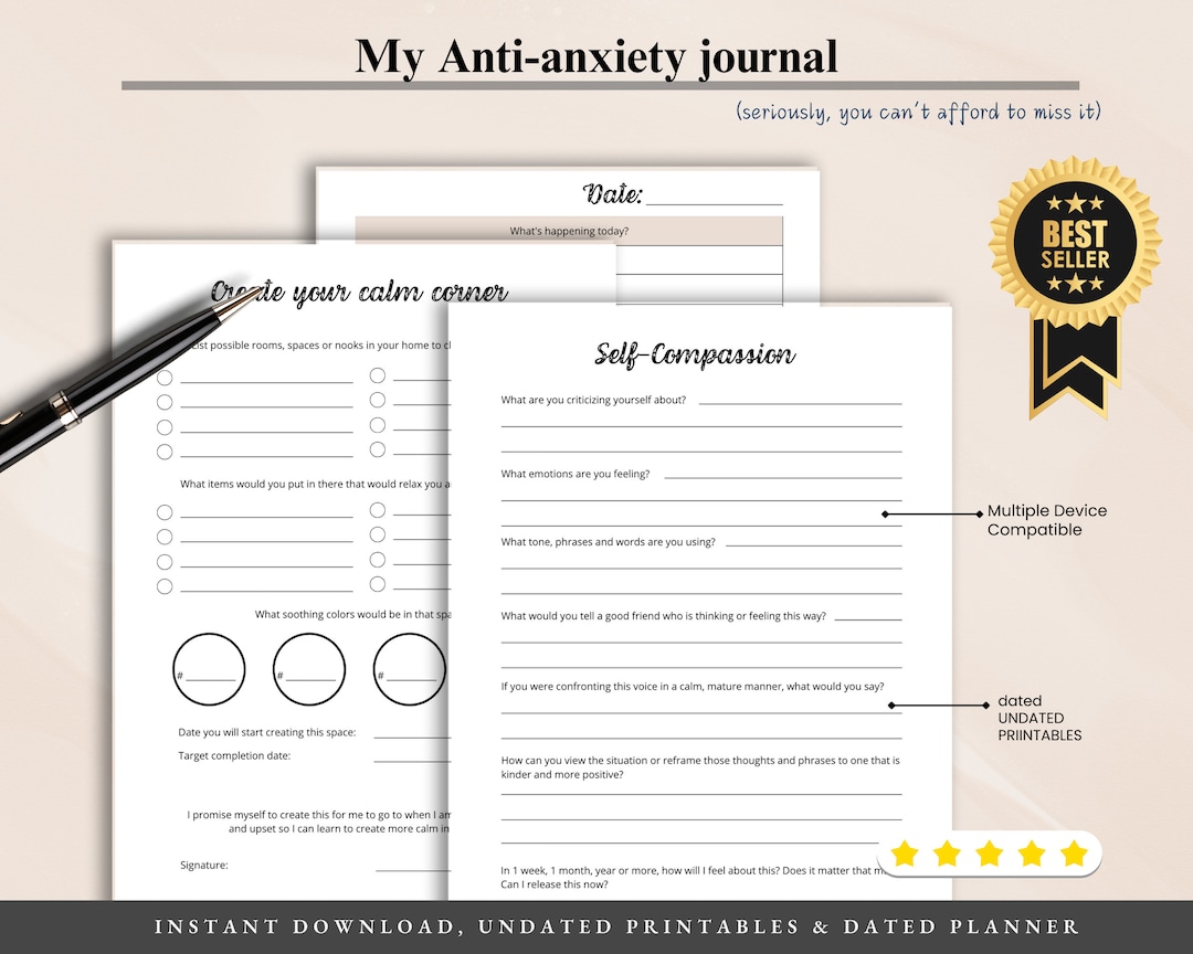 Anti Anxiety, Journal Prompts, Anxiety Relief, Positive Affirmations ...
