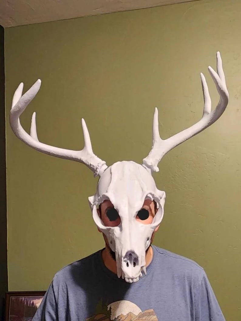 Wendigo Mask Wearable Halloween Costume , Halloween 2024 , Halloween ...
