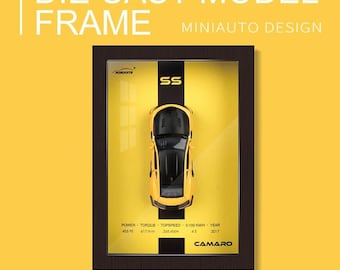 3D Framed Car Wall Art Chevrolet Camaro Model Car Artwork | Automotive ...