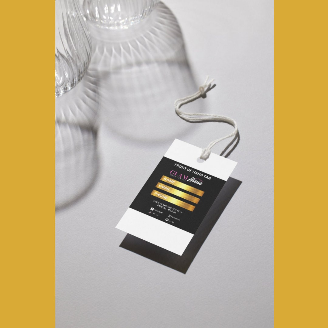 DIY Hair Hang Tag Template: Editable in Canva Editable Template for ...