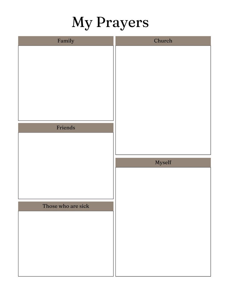 Prayer Journal Bundle for KDP Interior Editable Template and Printable ...