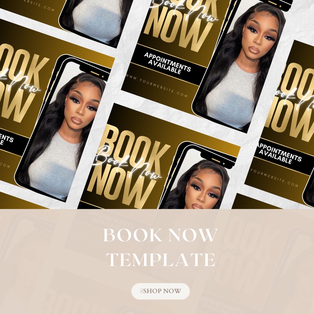 Editable Book Now Flyer, DIY Appointments Available Template, Premade ...