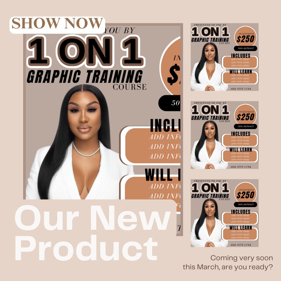 1 on 1 Graphic Class Flyer DIY Flyer Template Design Flyer Masterclass ...