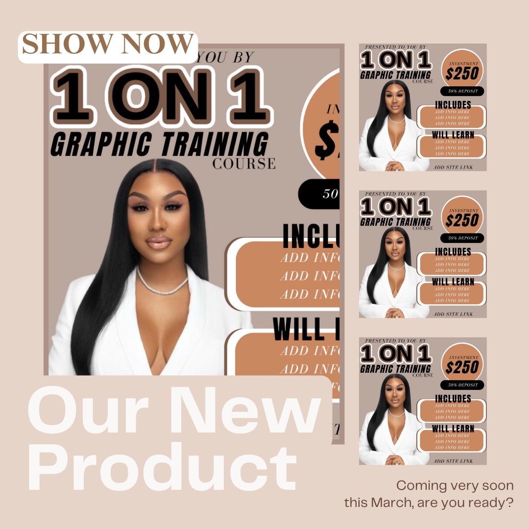 1 on 1 Graphic Class Flyer DIY Flyer Template Design Flyer Masterclass ...