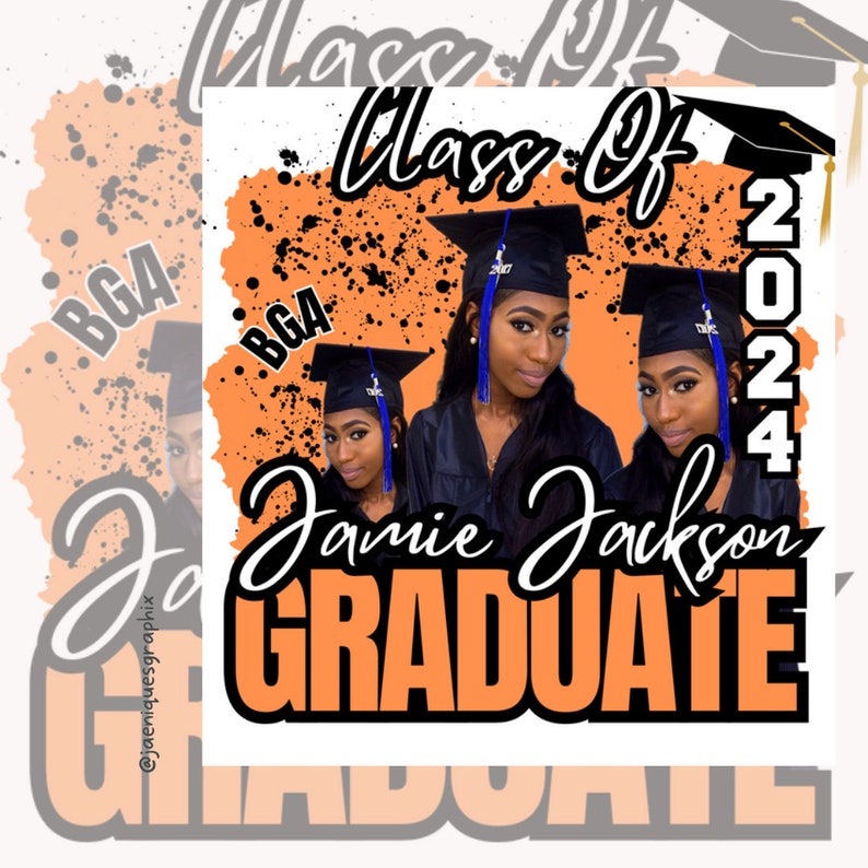 Grad Paddle Fan Template Bundle,canva Editable Template, Custom Grad ...