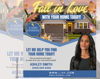 Real Estate Flyer, Realtor, Realtor Flyer, Editable Flyer, Canva Flyer ...