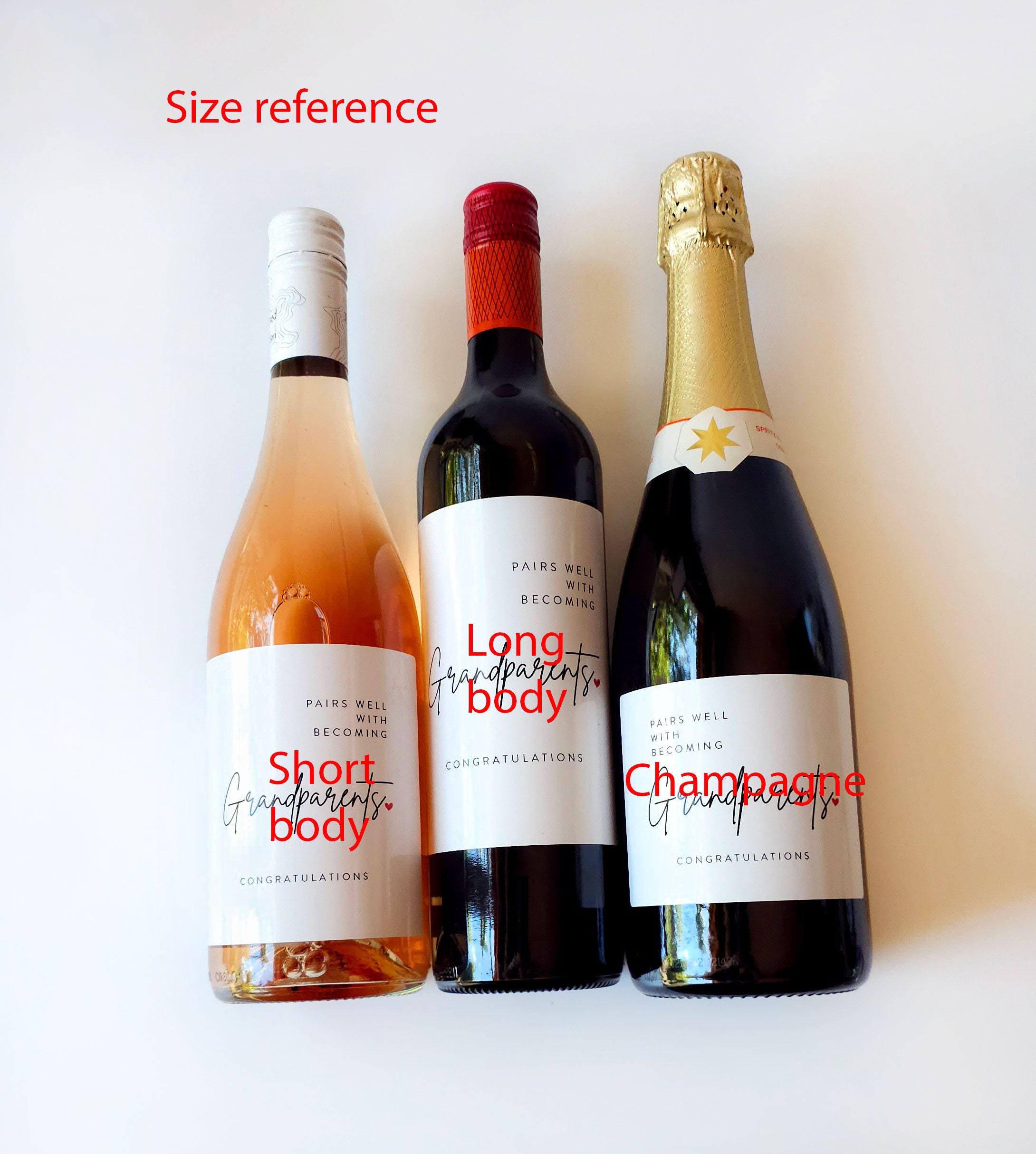 2x Prescription Label White Wine Label - Customizable Funny Wine Bottle ...