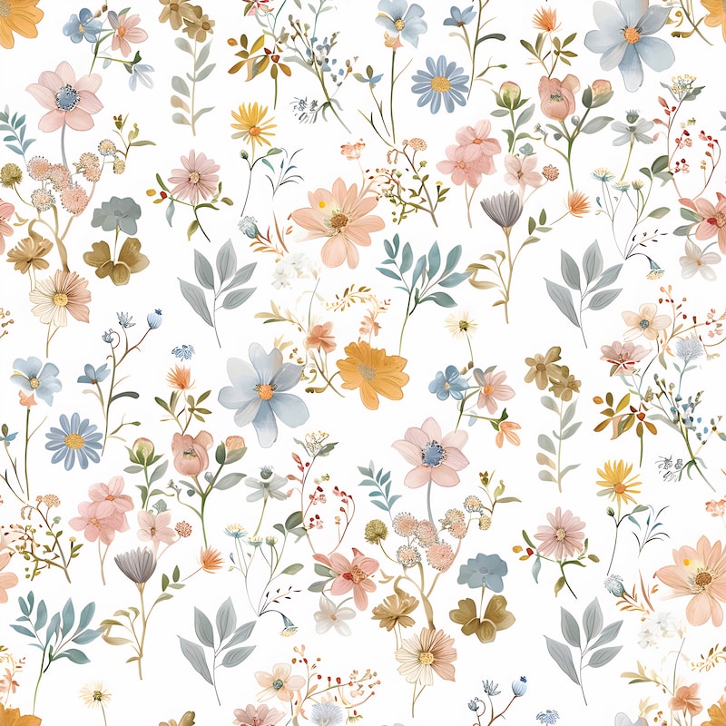 Pastel Color Flowers - Etsy
