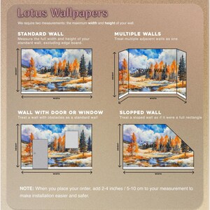 Wild Colorado Nature Wall Mural, Peel and Stick River and Pine Forest ...
