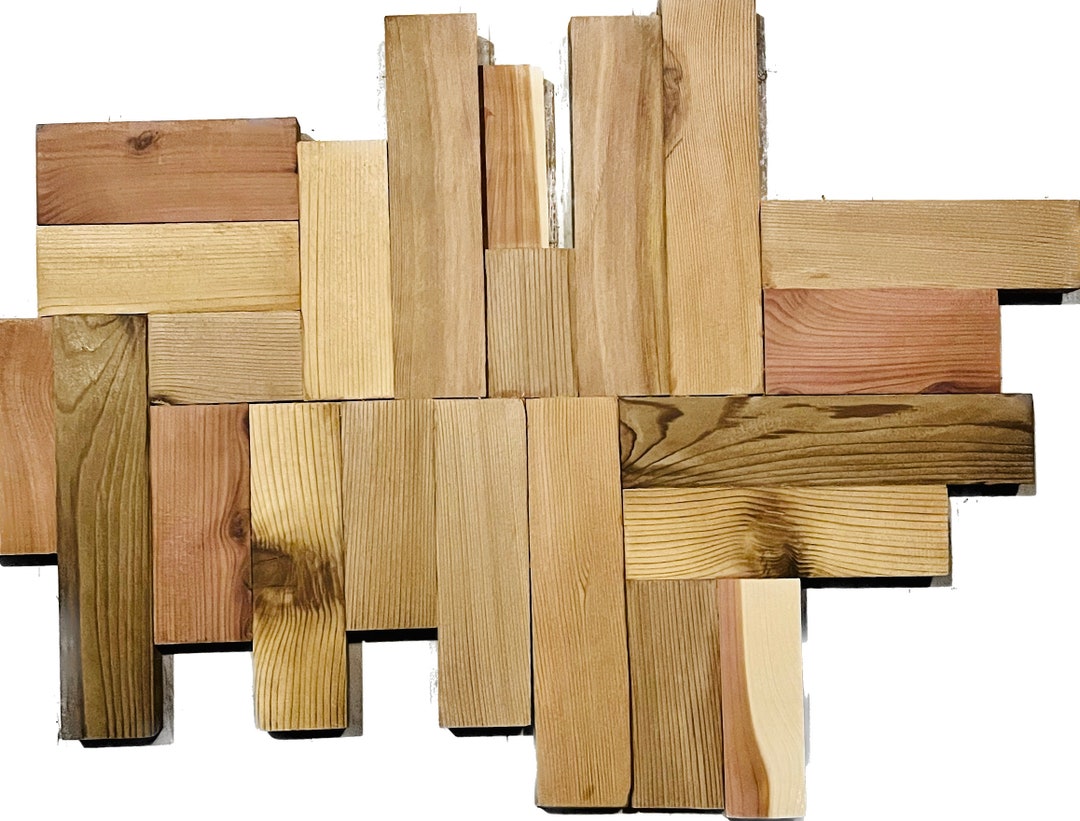 Abstract Cedar Wall Art - Etsy
