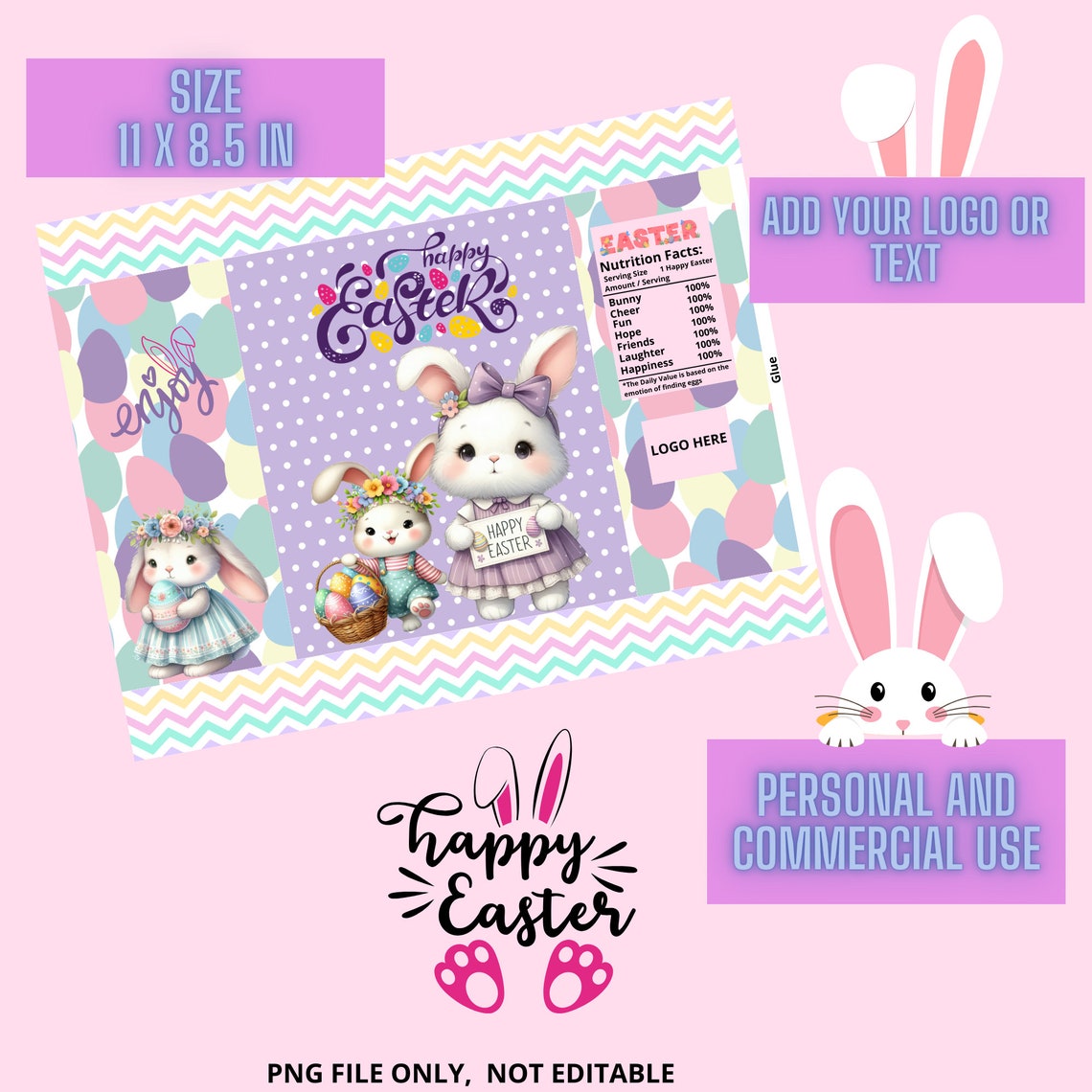 Chips Bags Easter, Printable Easter Chips Bags, Printable Easter Party ...