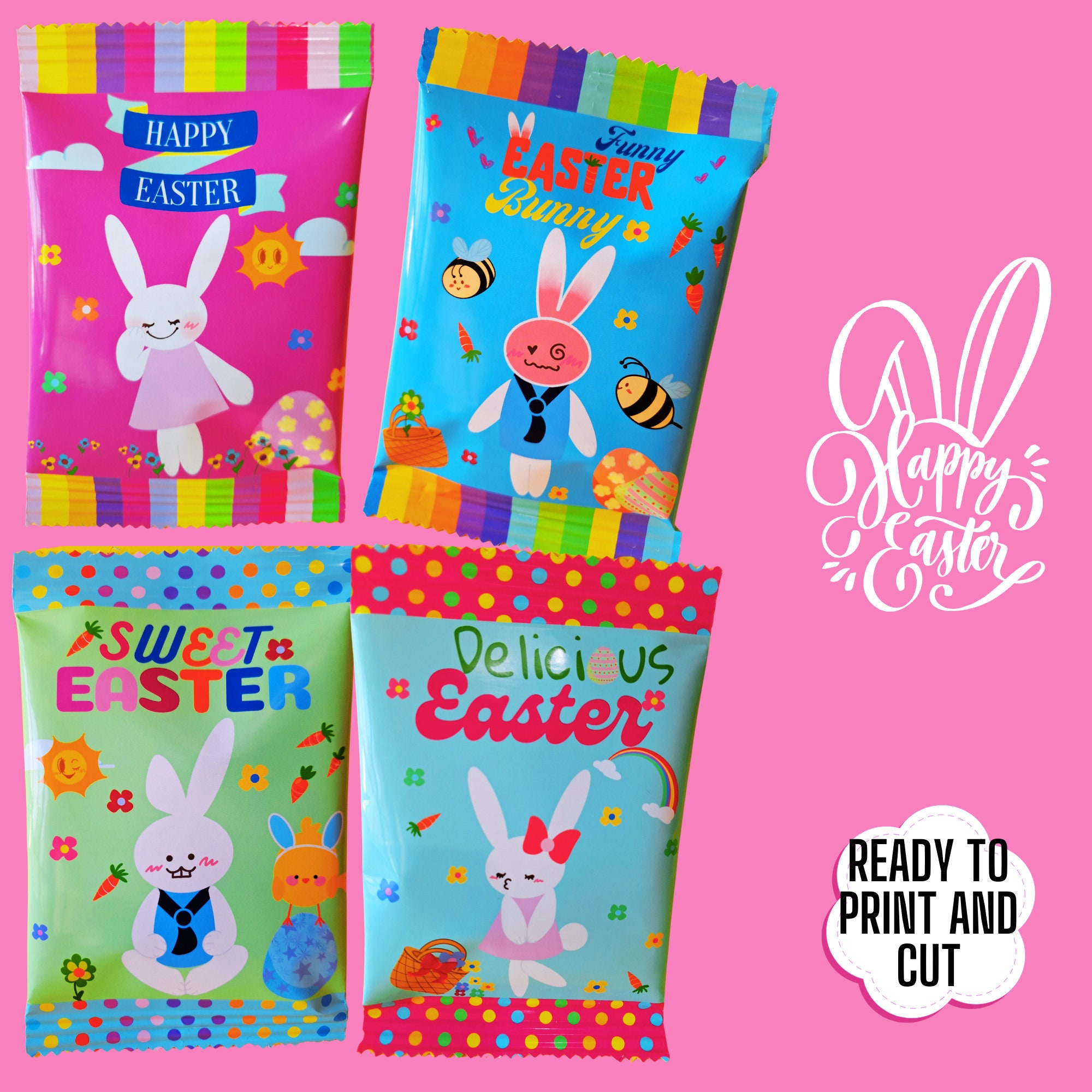 Chips Bags Easter, Printable Easter Chips Bags, Printable Easter Party ...