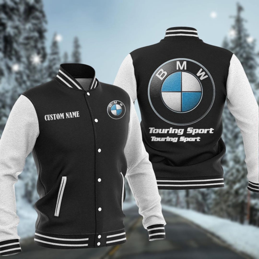 Bmw Baseball Jacket, Bmw Streetwear Bomber, Bmw Motorsports Jacket, Bmw ...
