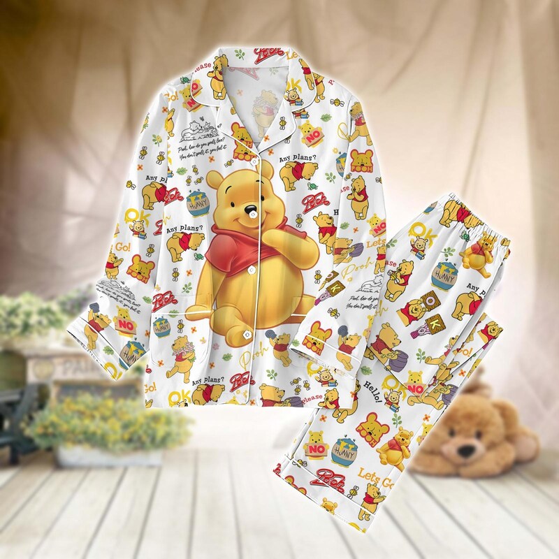 Winnie the Pooh Adult Pajamas - Etsy