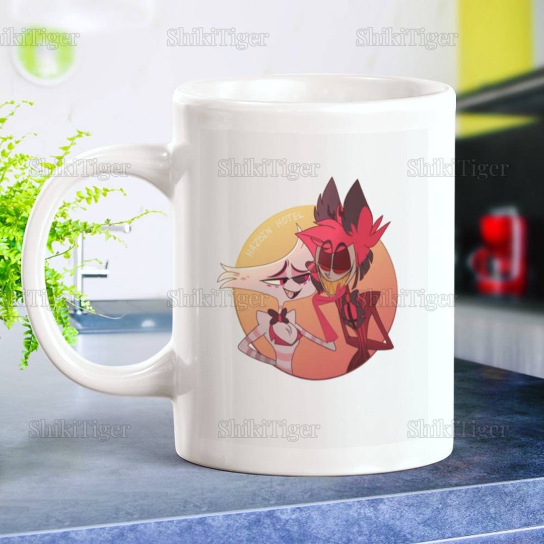 Hazbin Hotel Ceramic Mug, Alastor And Angel Dust Mug, Hazbin Hotel ...