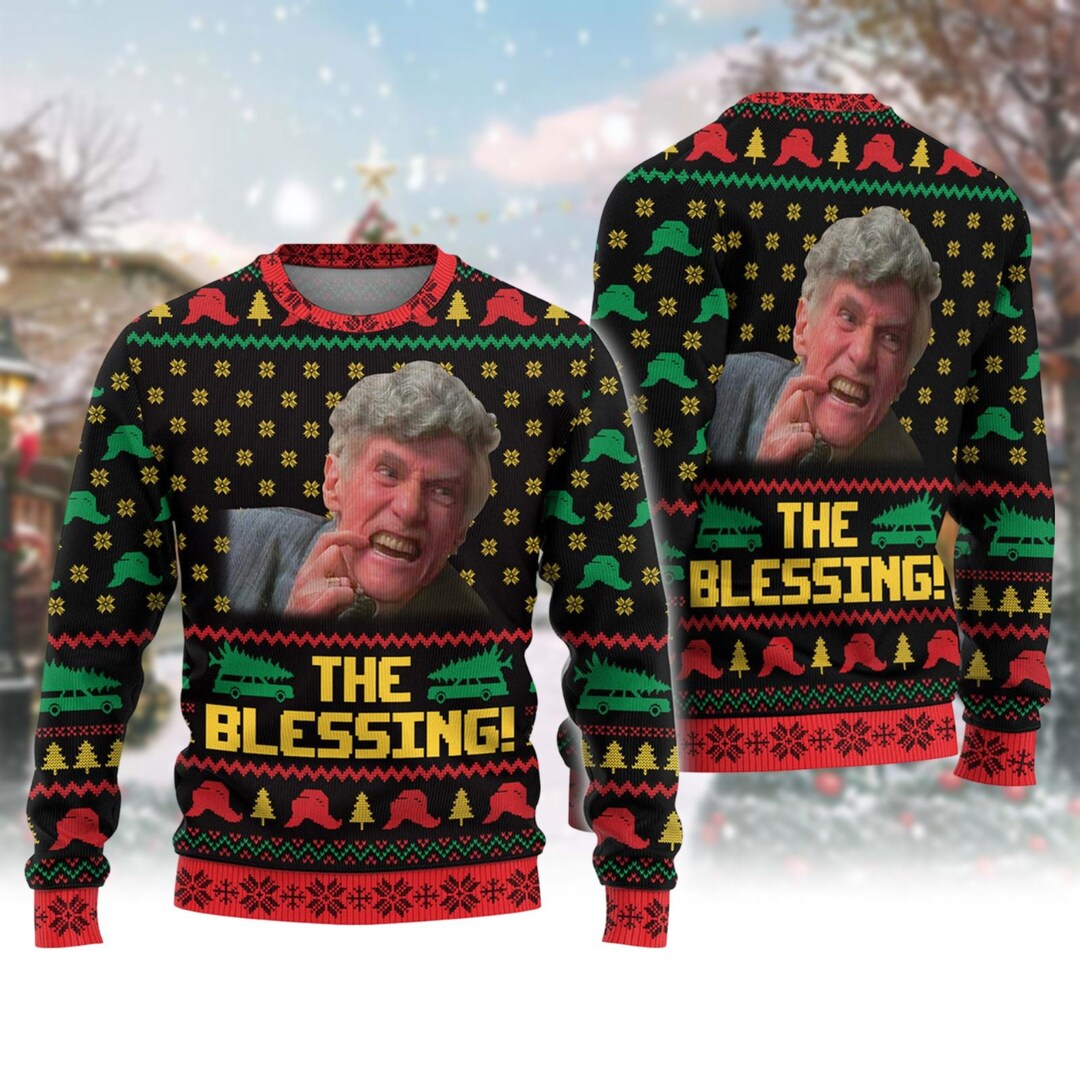 The Blessing Uncle Lewis Christmas Ugly Sweater, Movie Xmas Sweatshirt ...