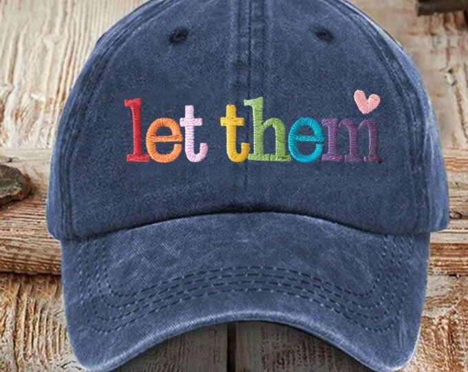 Let Them Leopard - Trucker Hat With Iron on Patches, Women’s Trucker ...