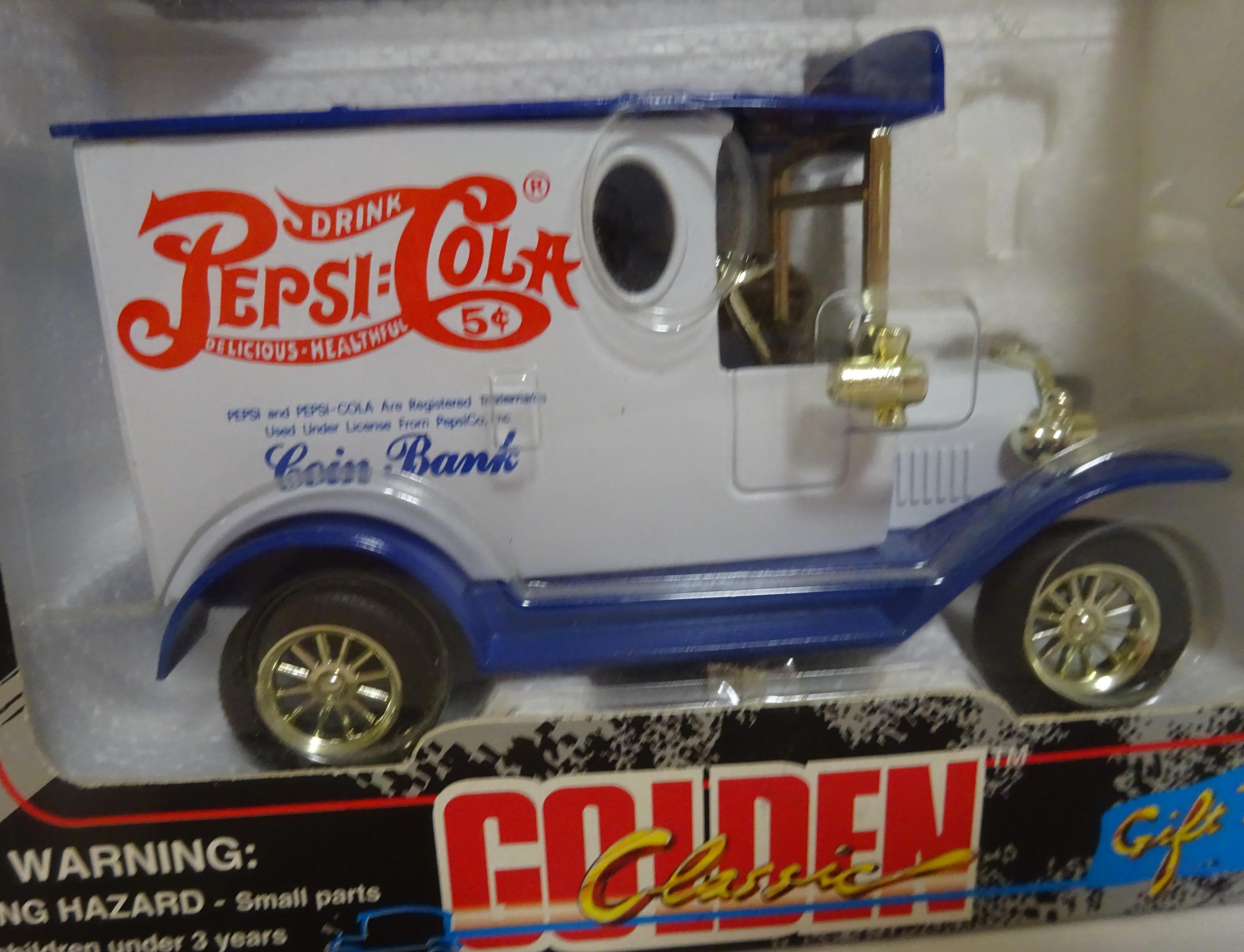 GOLDEN PEPSI COLA Antique Truck Replica - Free Priority Shipping New-in ...