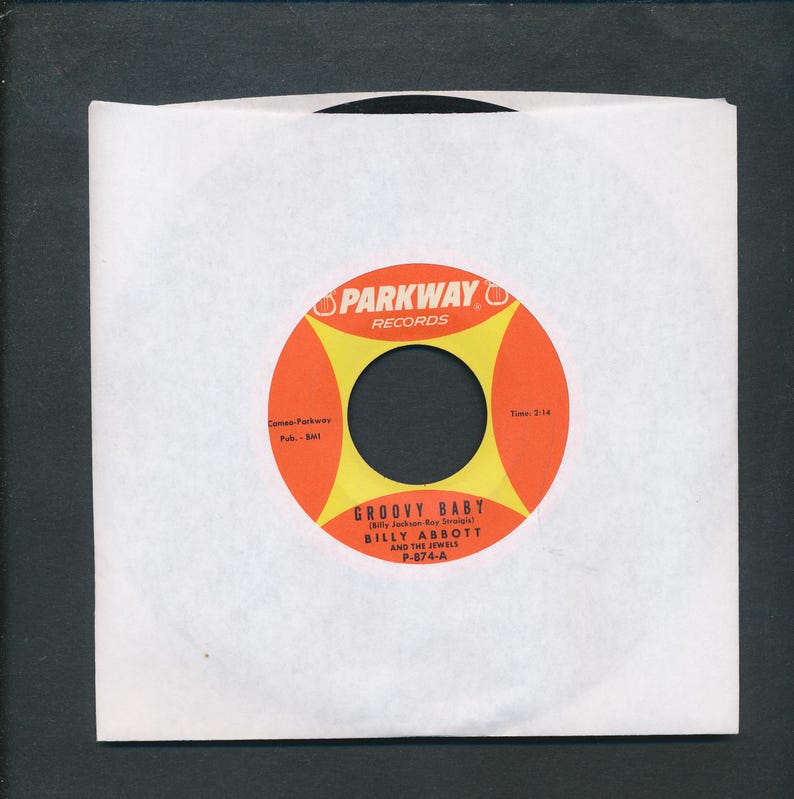 BILLY ABBOTT and the Jewels 45 Rpm Record- Groovy Baby- 1962 VG++ - Etsy