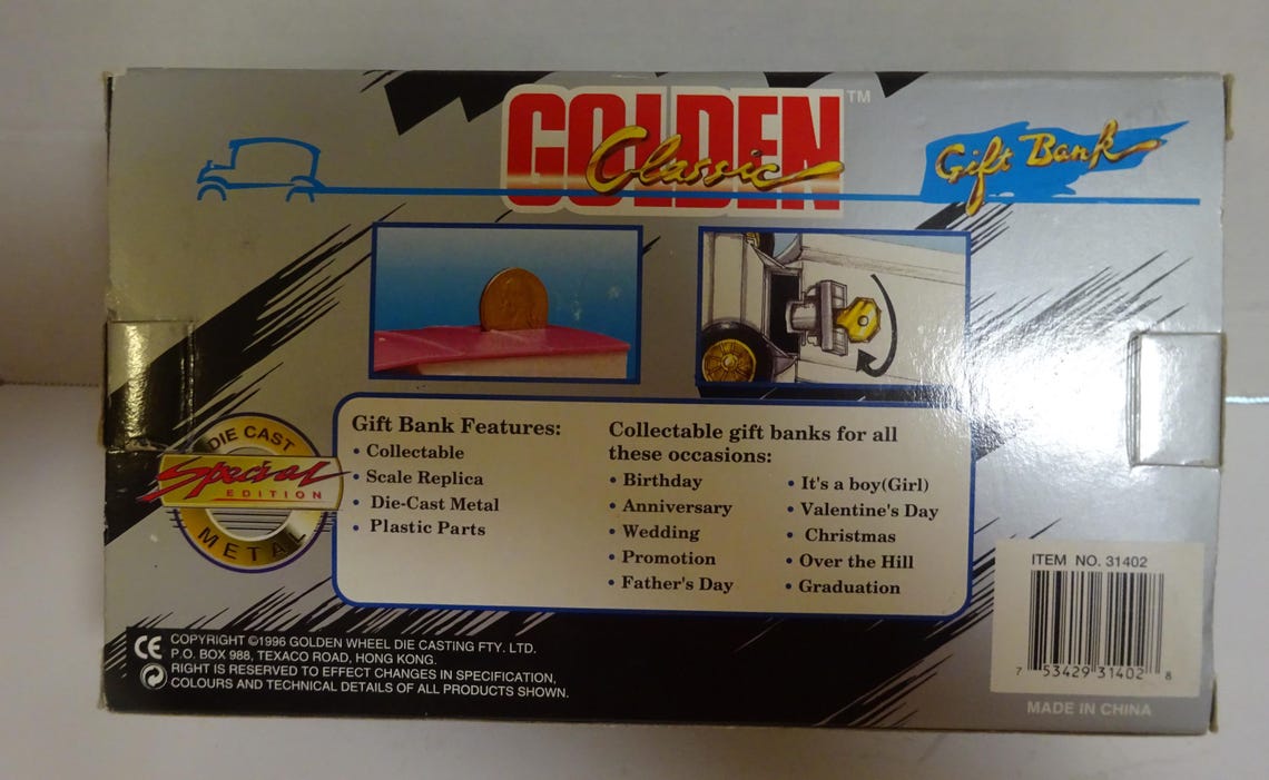 GOLDEN PEPSI COLA Antique Truck Replica - Free Priority Shipping New-in ...