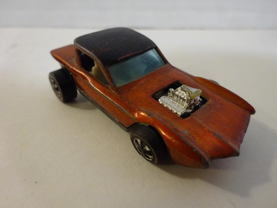 Hot Wheels PYTHON Two-seater- 1967 Hong Kong- Copper-colored W/ Black ...