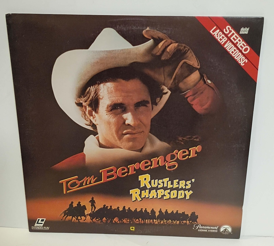 Laser Disc Stereo- RUSTLERS' RHAPSODY Tom Berenger Paramount Home Video ...