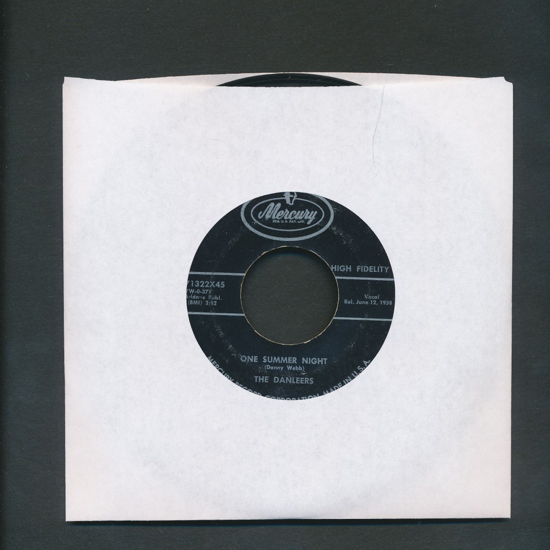The DANLEERS on MERCURY One Summer Night / Wheelin' And-a Dealin' - VG+ ...