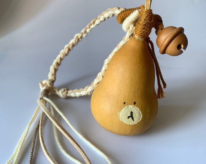 Adorable Gourd Pendant - Bear Expression Design - Etsy
