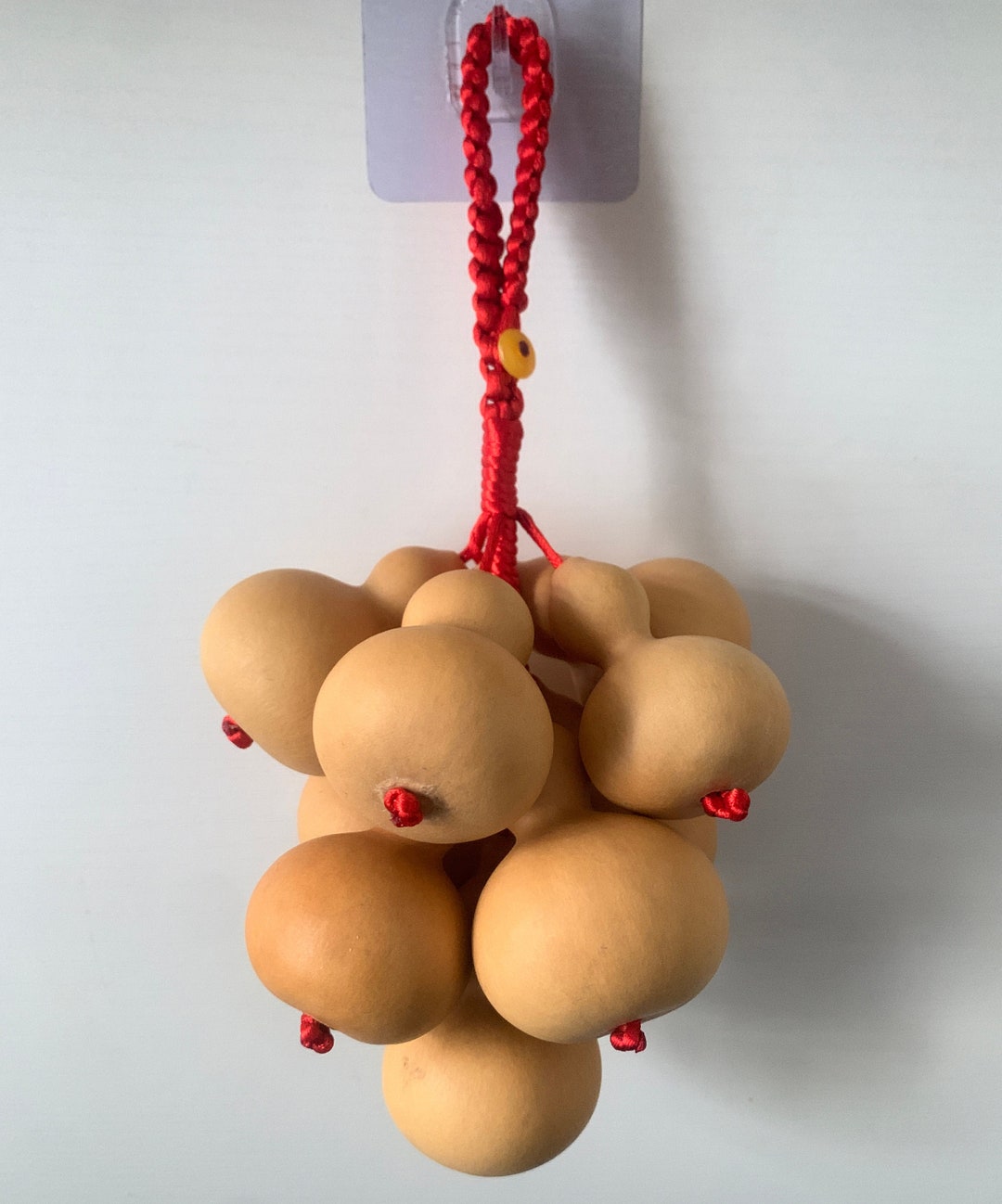 Red Braided Gourd Pendant - Symbol of Abundance Decor. Bless You All ...