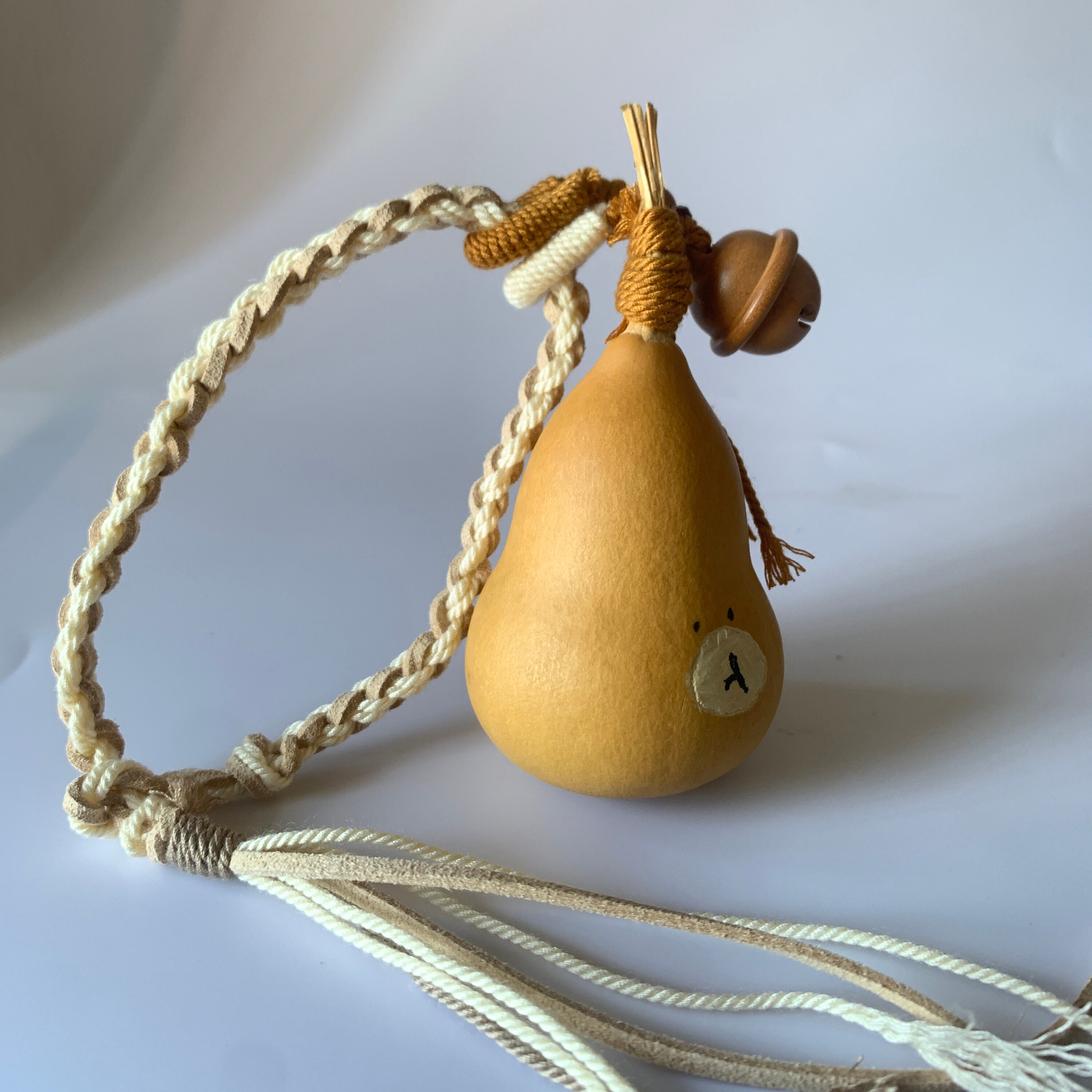 Adorable Gourd Pendant Bear Expression Design - Etsy
