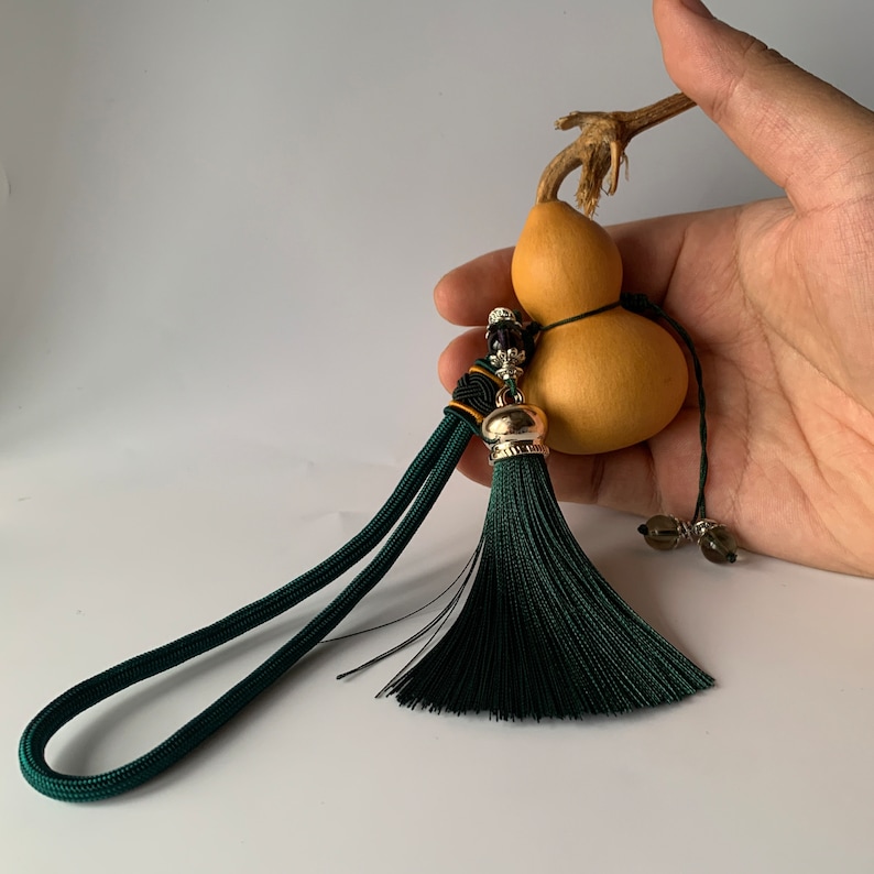 Handmade Native Gourd Art Pendant, Unique Decoration for Car Rearview ...