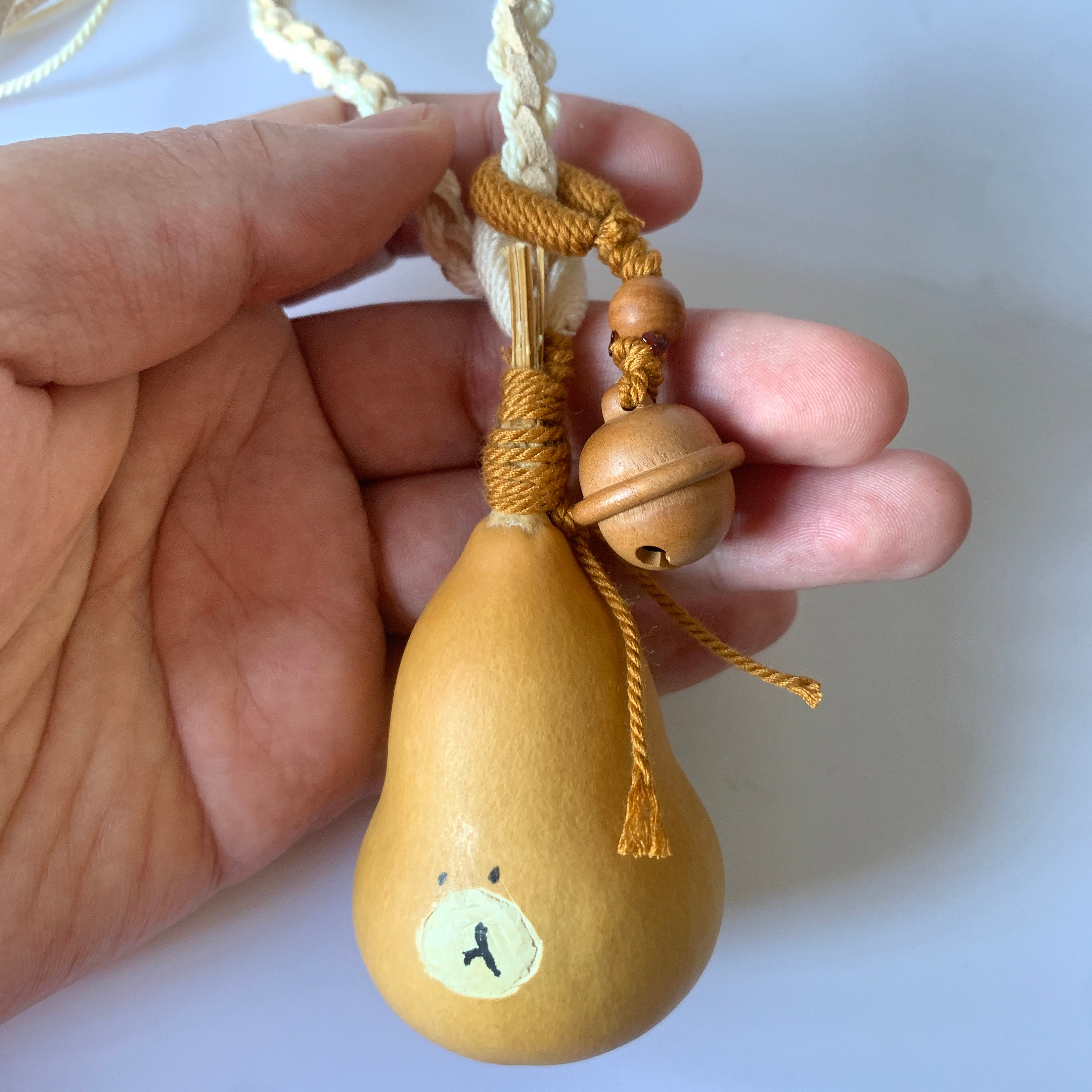 Adorable Gourd Pendant Bear Expression Design - Etsy