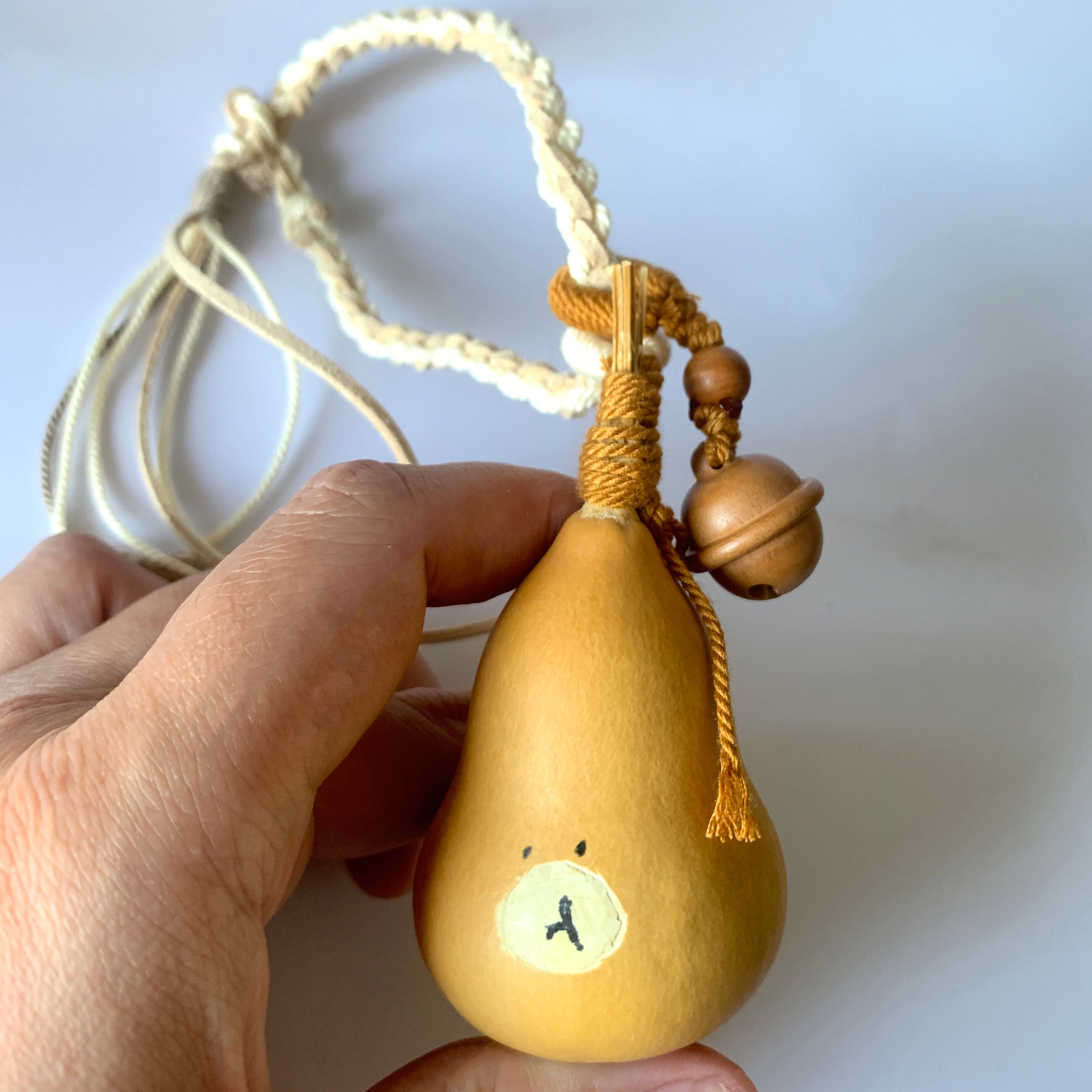 Adorable Gourd Pendant Bear Expression Design - Etsy