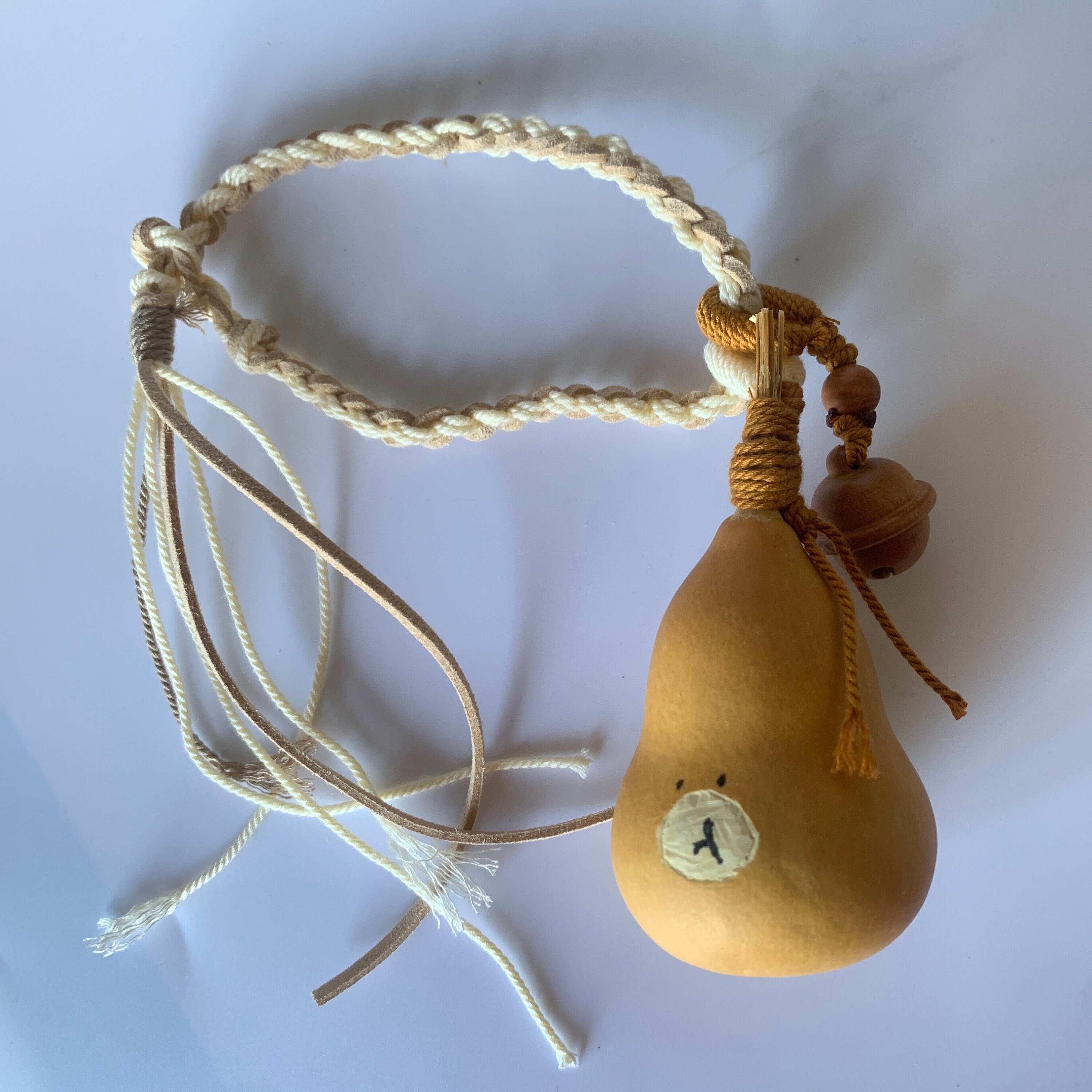 Adorable Gourd Pendant Bear Expression Design - Etsy