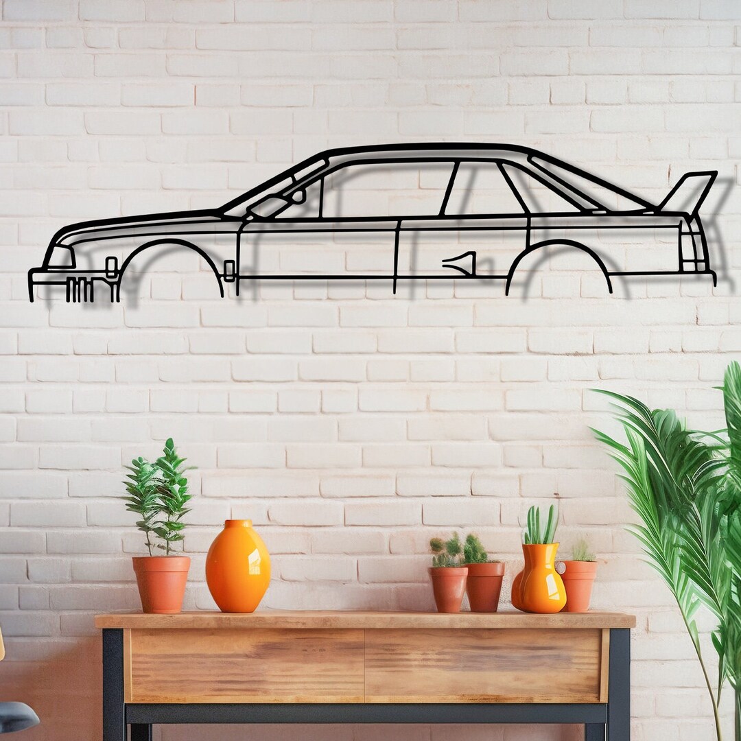 Audi 90 Quattro IMSA GTO Metal Wall Art, Car Garage Wall Sign, Racing ...