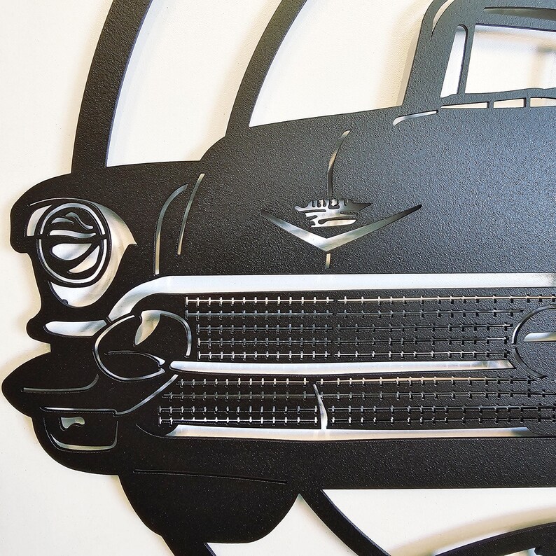 1956 Cadillac Coupe Deville Wall Art, Cadillac Garage, Cadillac Deville ...